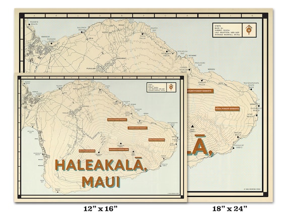 Haleakala National Park Map