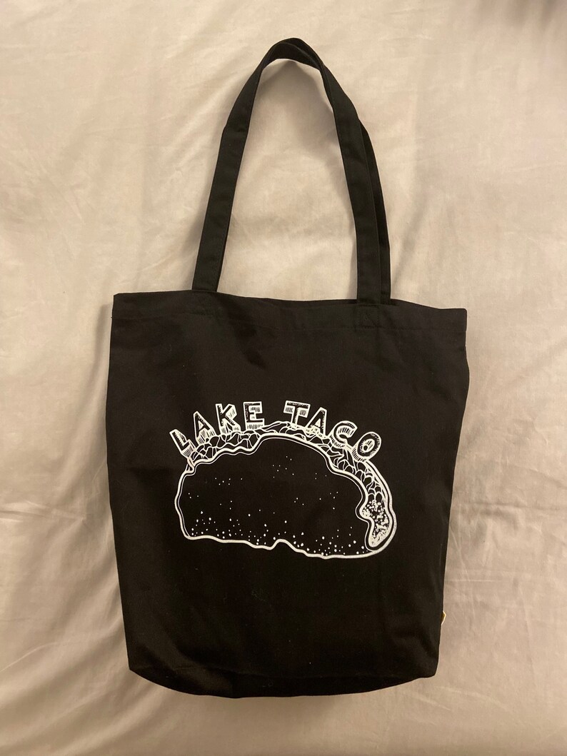 Lake Taco Tote Bag Lake Tahoe Certified Organic Eco-friendly - Etsy