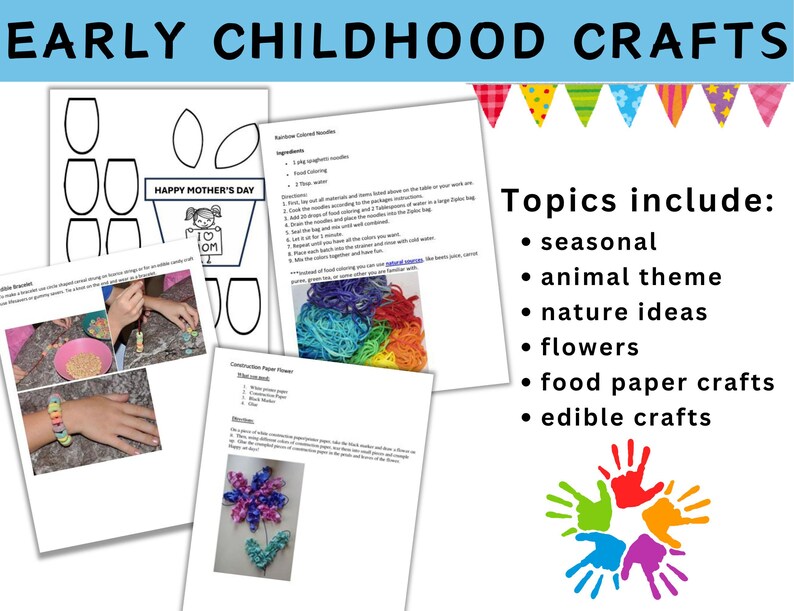 Early Learner Craft Ideas- Craft Projects With Different Topics- Fun ...