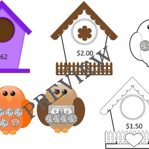 Bird Houses for Sale Money Math Game and Graphing Activities - Etsy