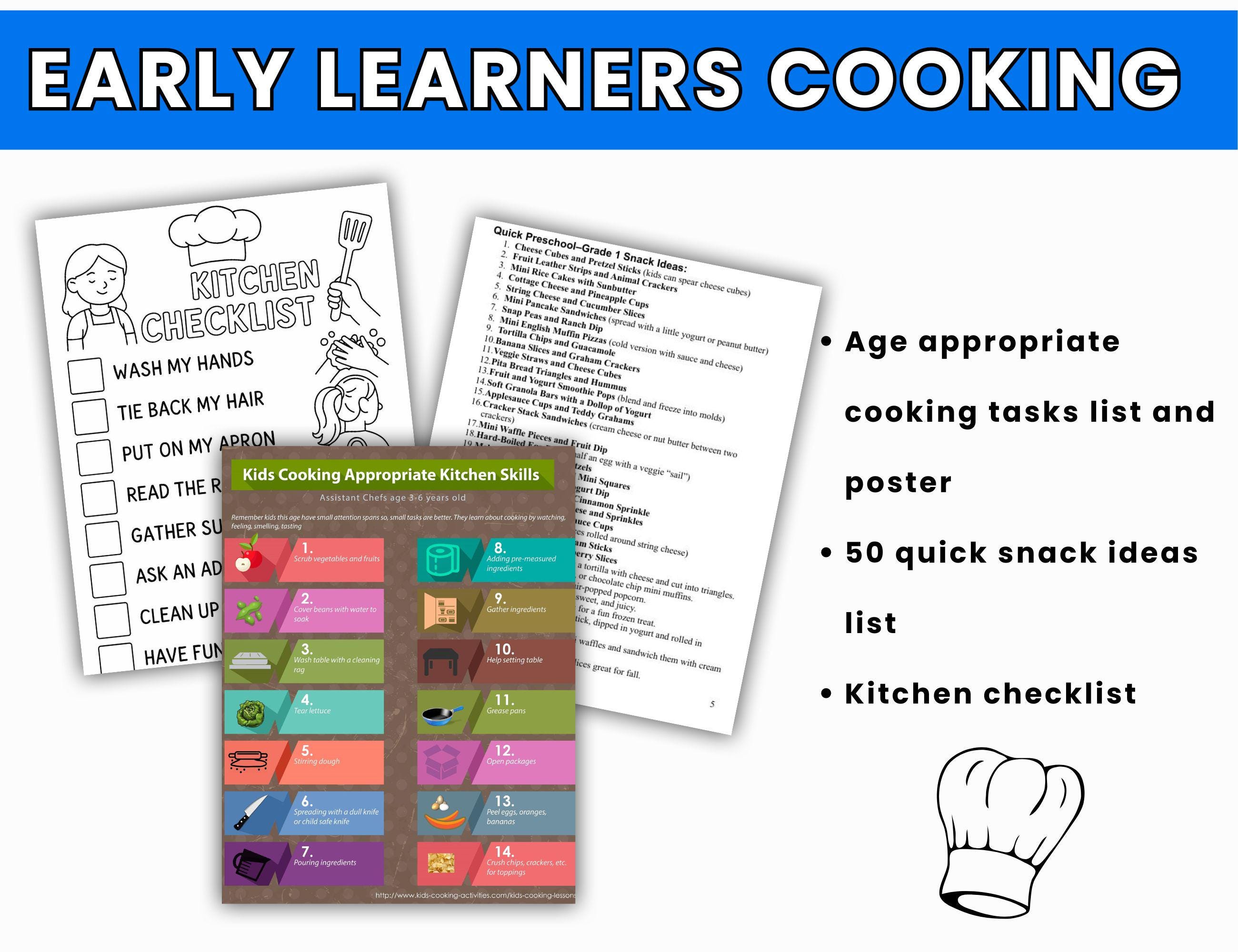 Early Learning Cooking Activities-50 Class Cooking Recipes & Snack ...