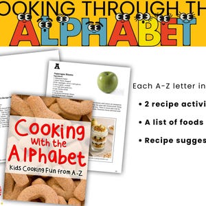 Kids Cooking With the Alphabet: A-Z Recipe & Coloring Activities ...