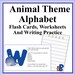 Alphabet Flashcards Bundle: Kids Writing & Coloring Pages (digital ...