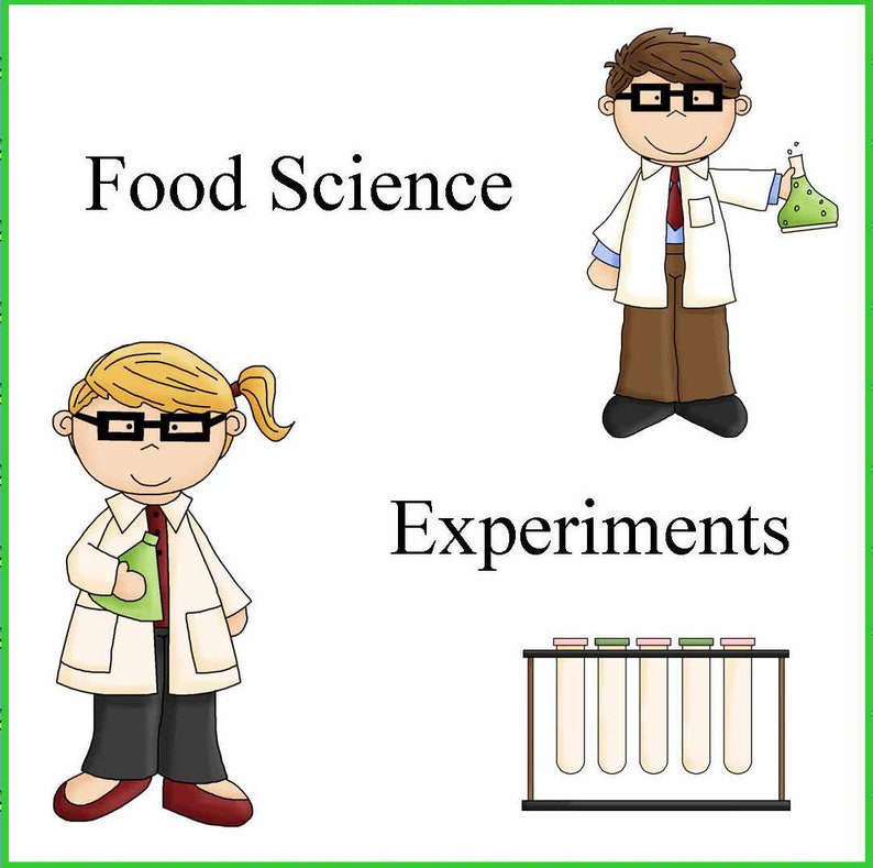 Kitchen Science Experiments Food Science and Science Theme - Etsy