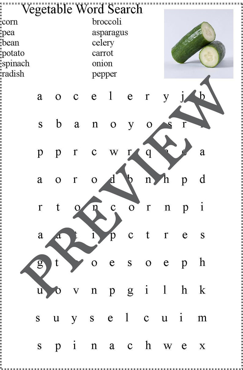 Food Word Searches and Cooking Theme Word Searches - Etsy UK