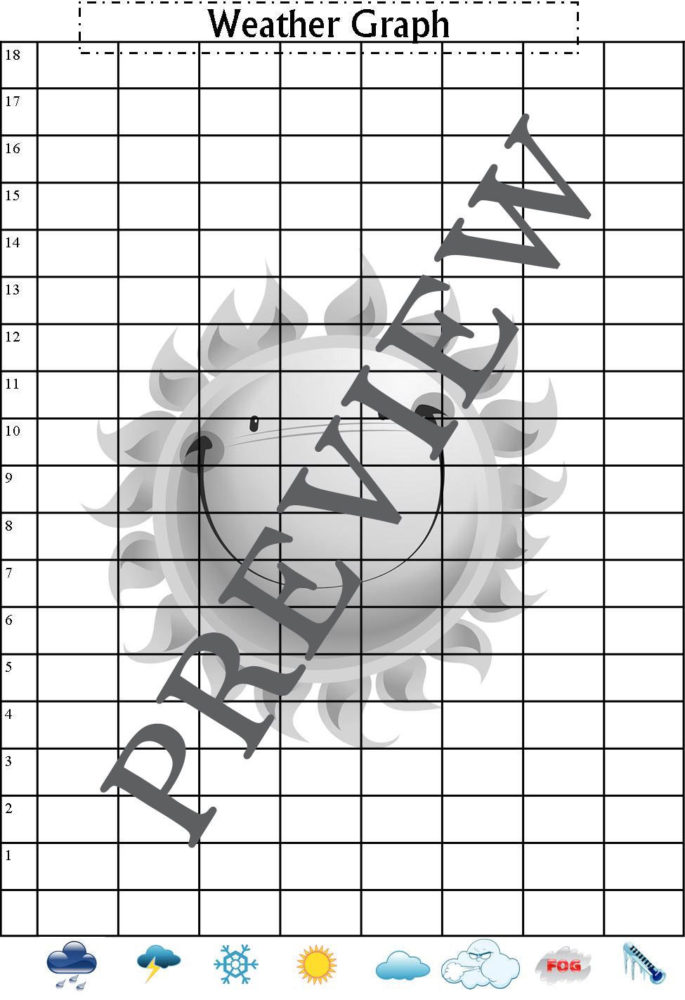 Weather Charts and Graphing Worksheets Weather Printables and ...