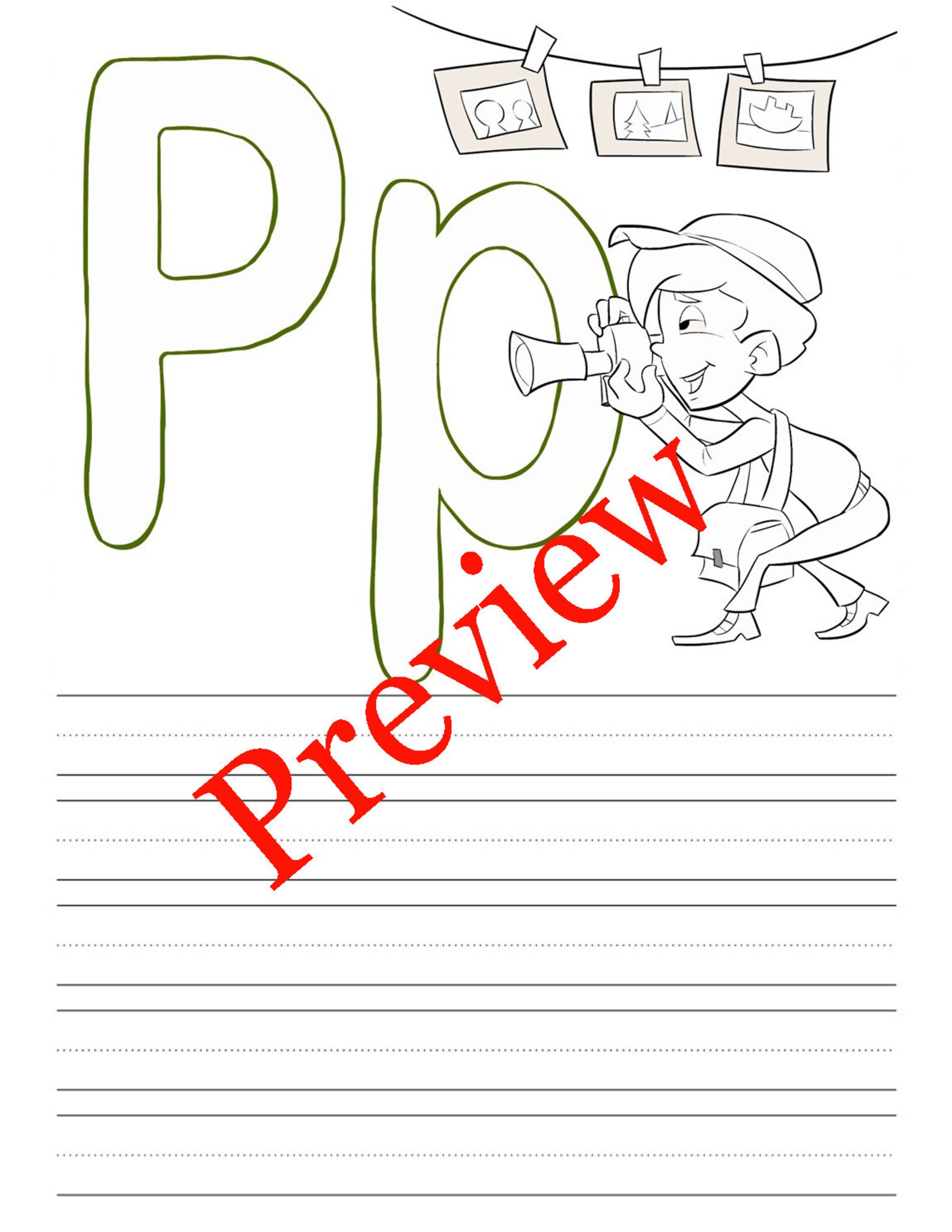 Alphabet Writing Practice and Flashcards Bundle of 3 Kids Writing ...