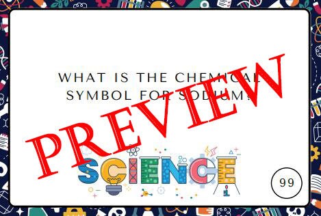 Science Theme Trivia Cards-100 Printable Trivia Questions - Etsy