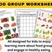 Food Group Activities & Worksheets: Healthy Eating Printables (37 Pages ...