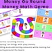 Money Go Round Math Game – Printable Money Skills Board Game (digital ...