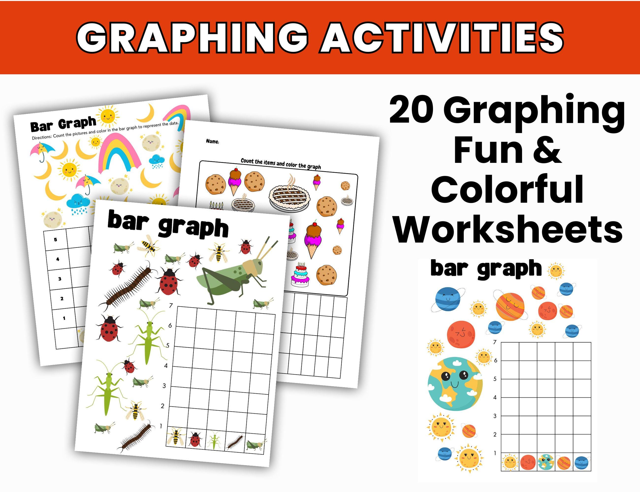 Graphing Worksheets: Real-world Math Activities (digital Download) - Etsy