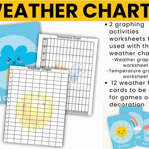 Weather Charts and Graphing Worksheets – Printable Weather Reports ...