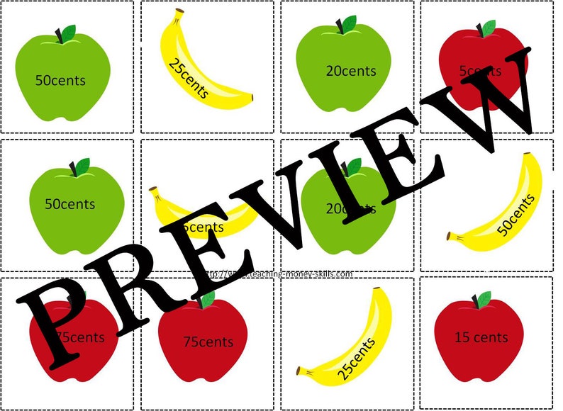 Feed the Monkey Money Game – Printable Coin Counting & Value Matching ...