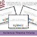 Science Theme Trivia Cards – 100 Printable Science Questions & Facts - Etsy