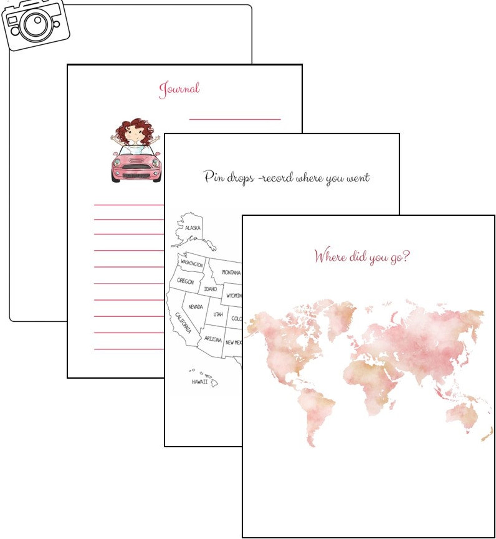 Traveling Printable Activities Road Trip Games and Printables 25 ...