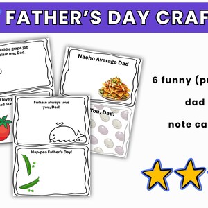 Father’s Day Crafts – Funny Dad Note Cards, Tie Crafts & Coloring Pages ...