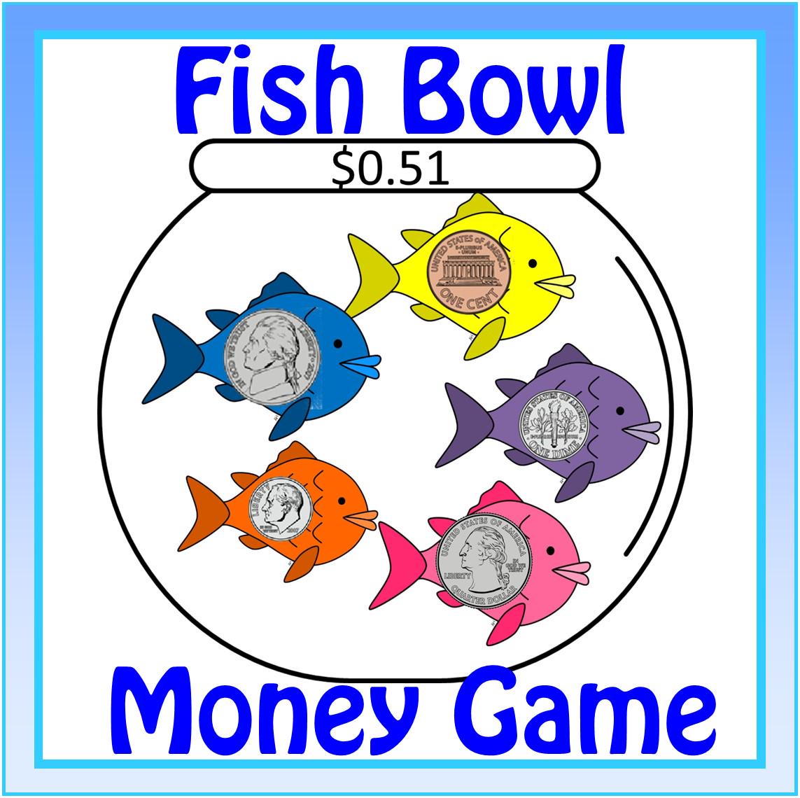 Fish Bowl Counting Coins Money Game – Printable Coin Counting Activity ...