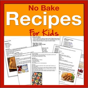 No-bake Cookbook for Kids: 70 Easy Recipes (digital Download) - Etsy