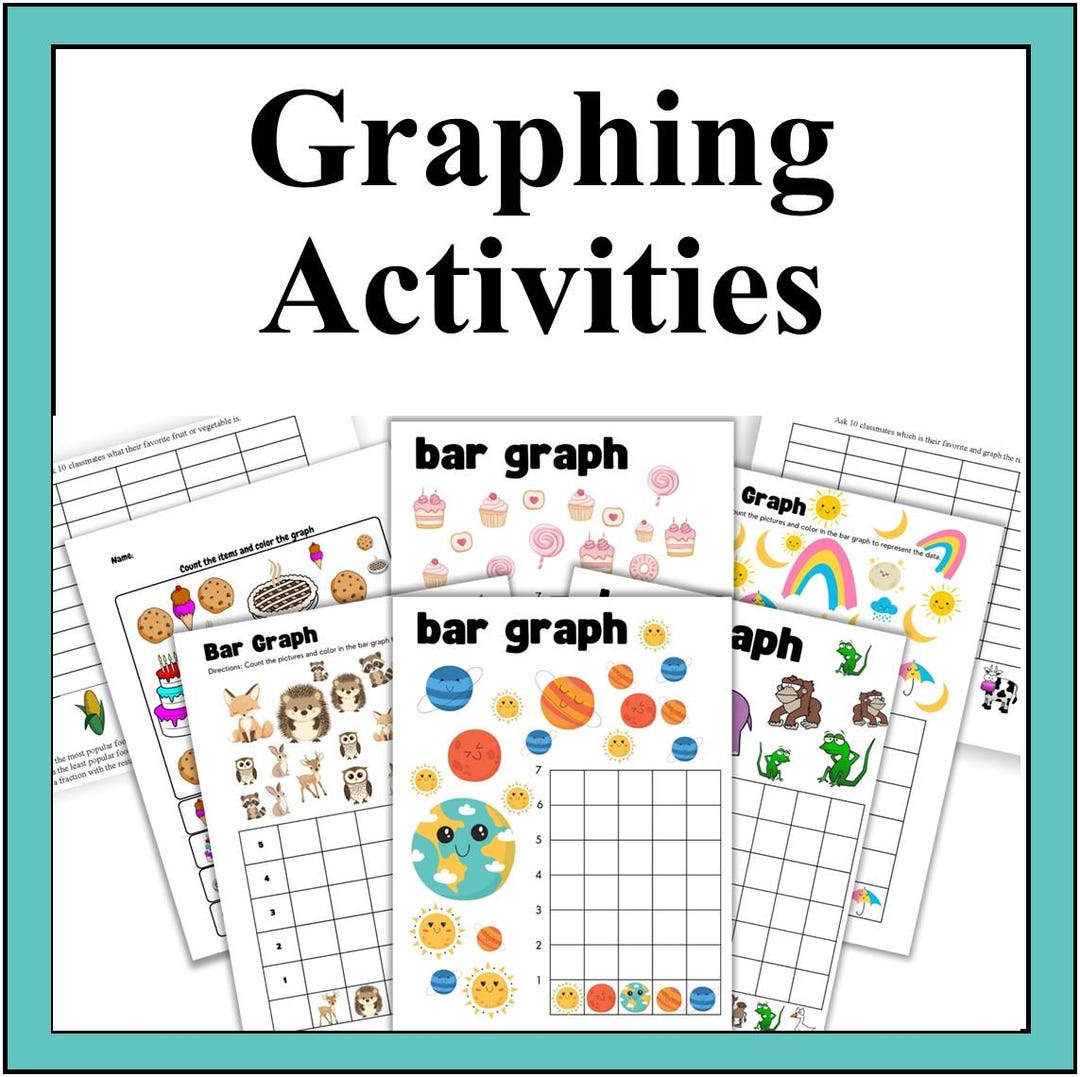 Graphing Worksheets: Real-world Math Activities (digital Download) - Etsy