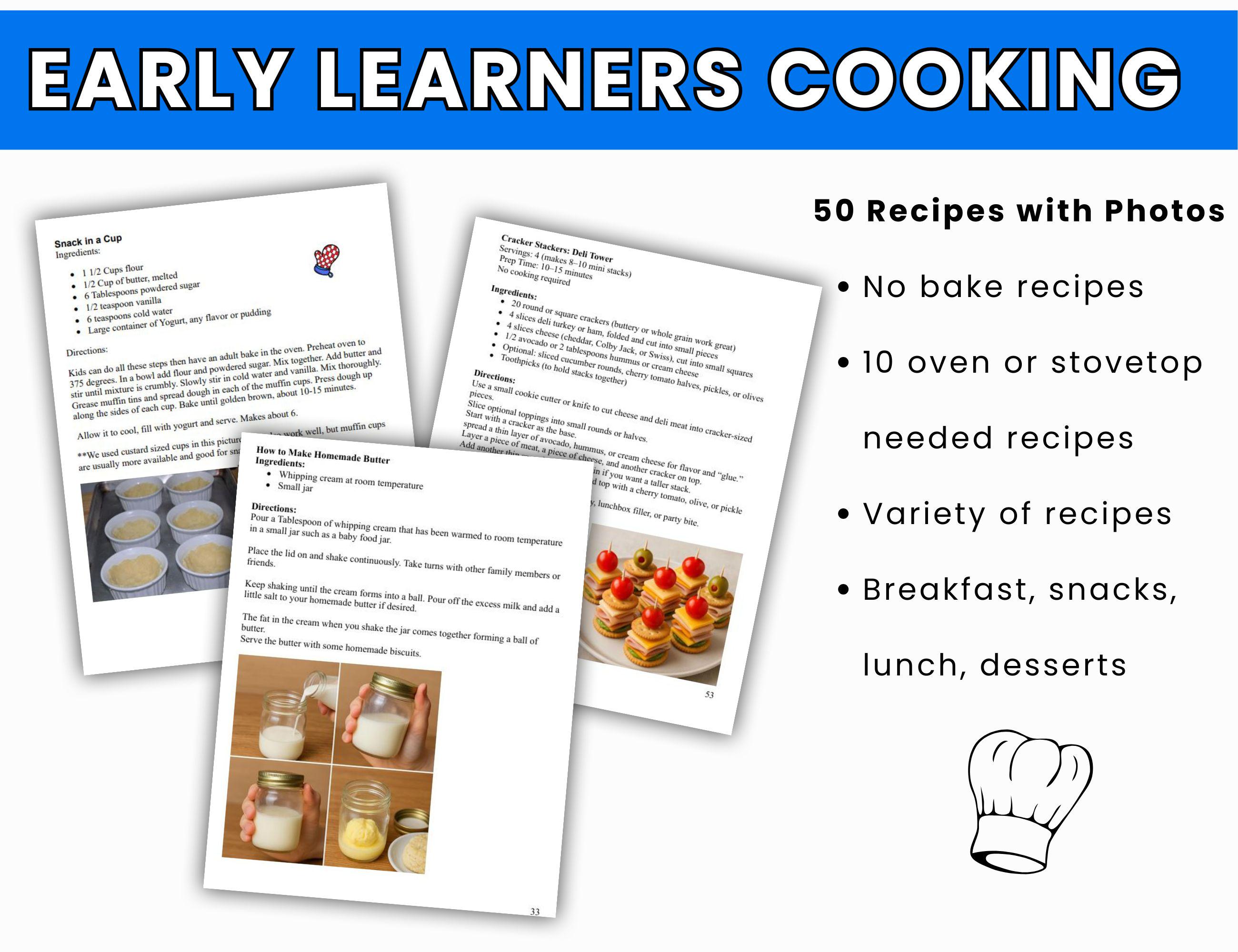 Early Learning Cooking Activities-50 Class Cooking Recipes & Snack ...