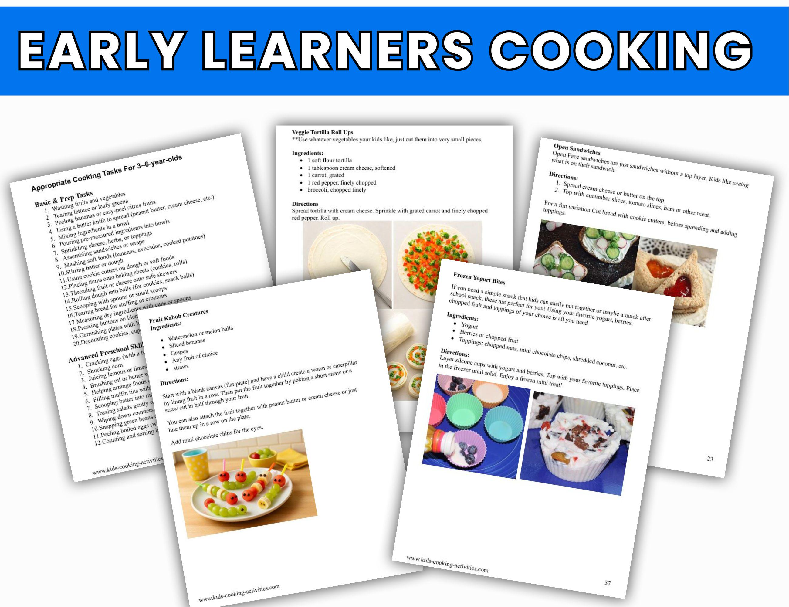Early Learning Cooking Activities-50 Class Cooking Recipes & Snack ...