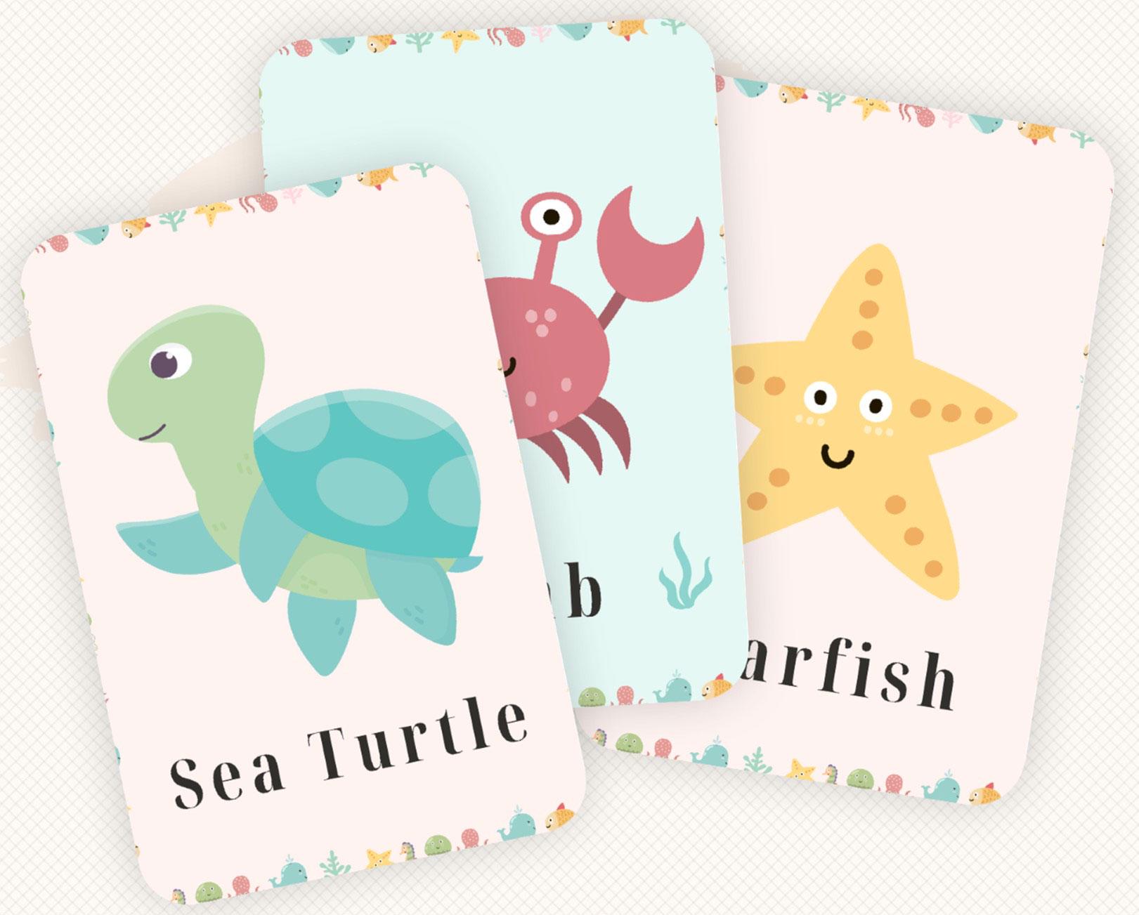 Animal Flash Cards: Early Learning - Safari, Farm, Forest (digital ...