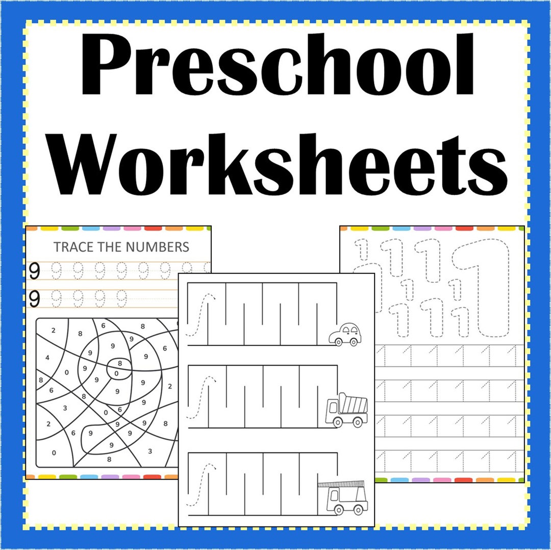Preschool Kindergarten Worksheet Activities 50 Printable Worksheets and ...