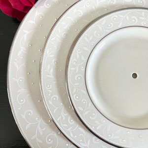 Lenox Pearl Innocence Cake Stand ONLY for Afternoon Tea (vintage China ...