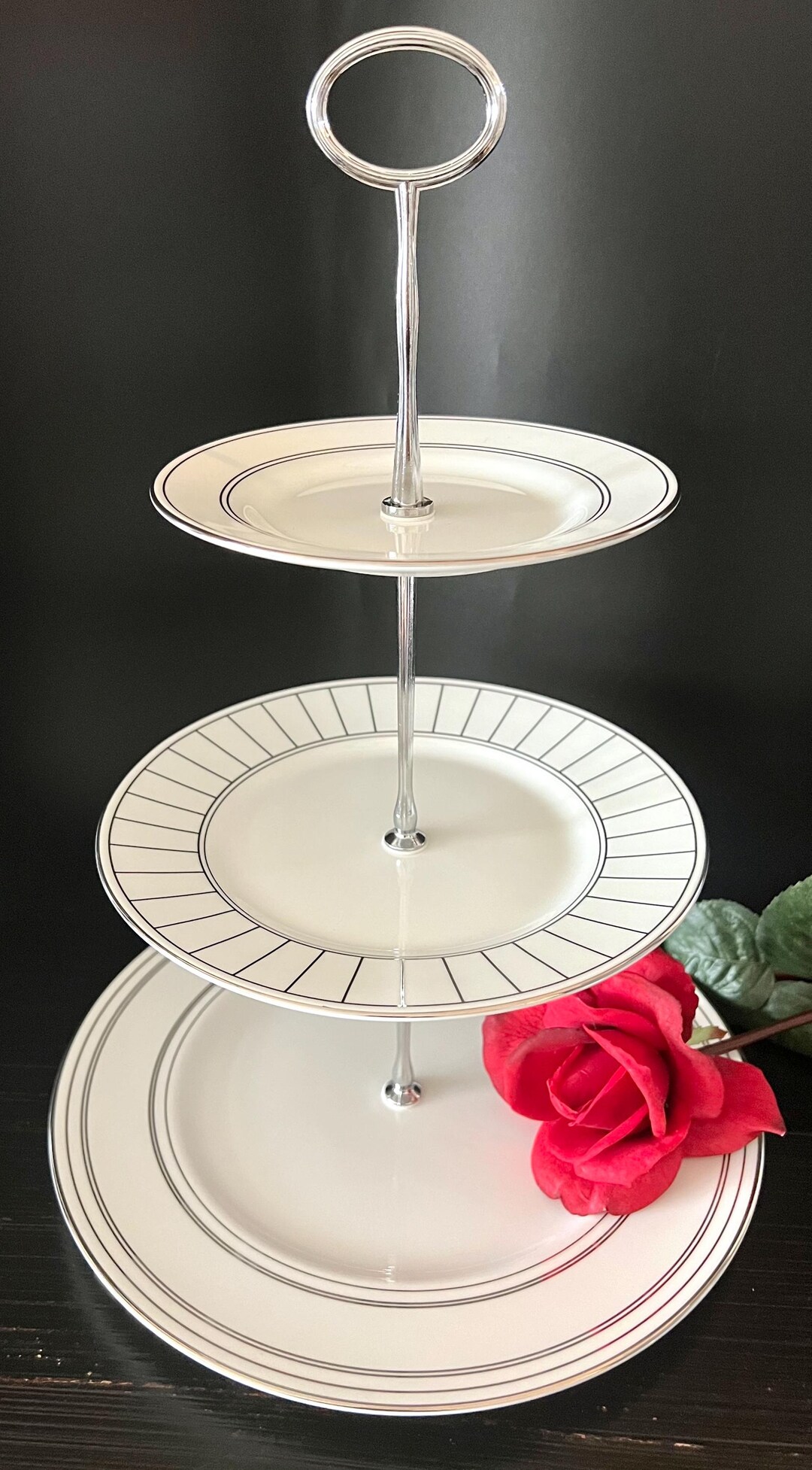 3 Tier Cake Stand ONLY by Vera Wang Wedgwood (radiant Formal) for ...