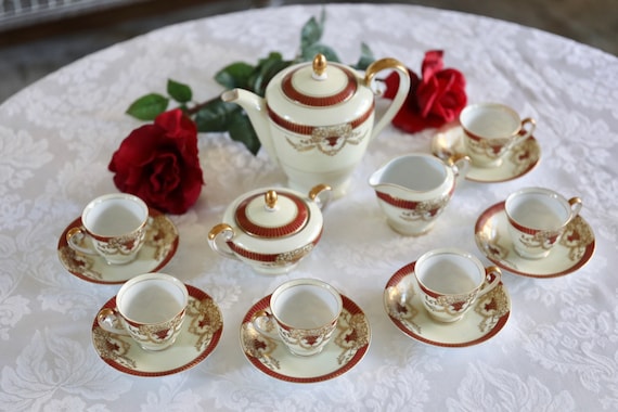 Rare/vintage Albion Made in Japan Demitasse Tea Set - Etsy