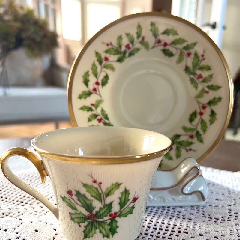 Christmas Lenox Tea Cup - Etsy