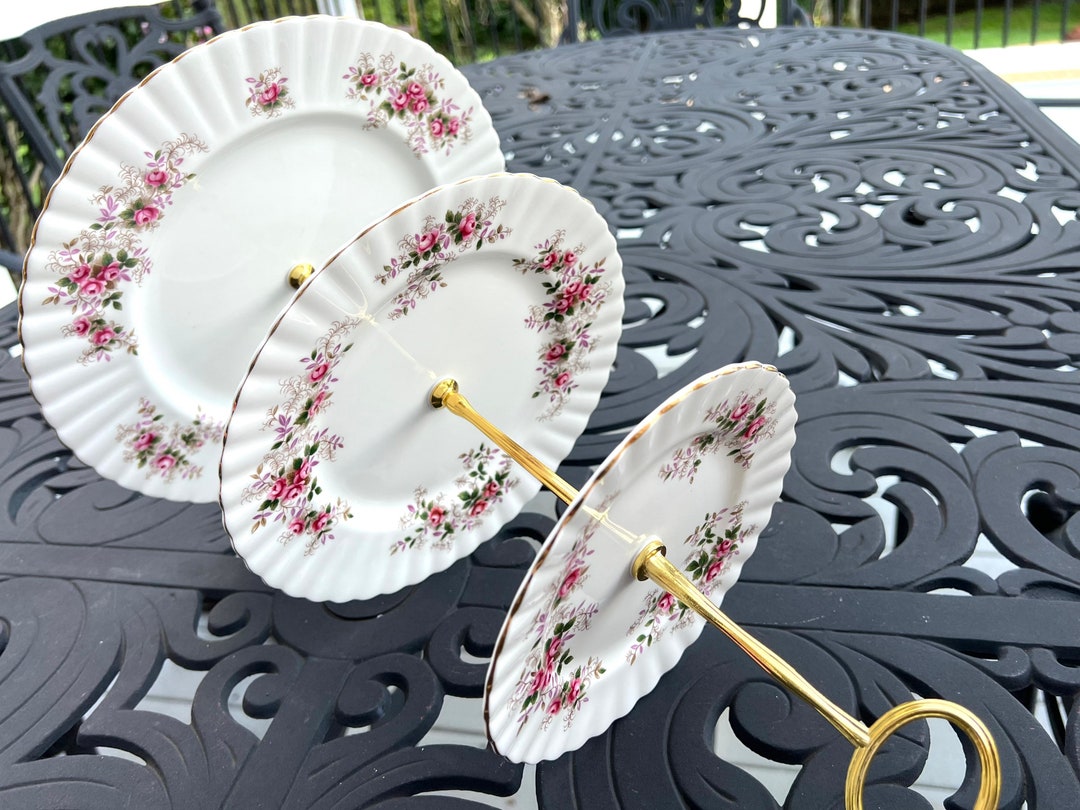 Royal Albert 3 Tier Cake Stand (lavender Rose) for Afternoon Tea ...