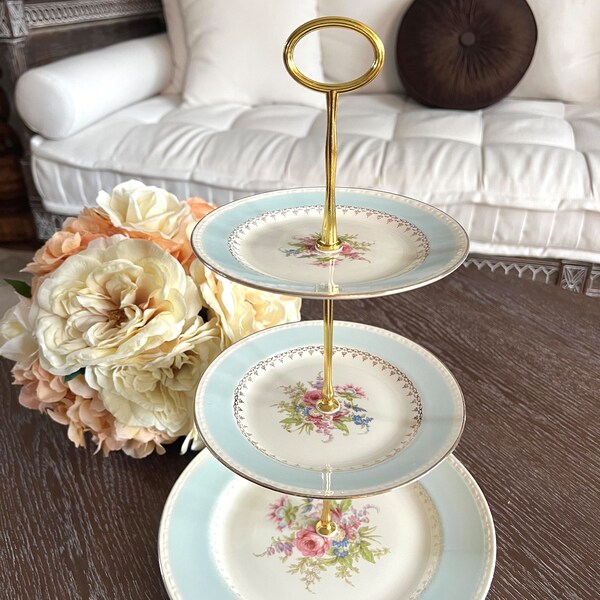 3 Tier Cake Stand - Etsy