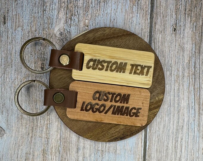 Laser Engraved Wood Keychain - Sentiment Collection - Etsy Canada
