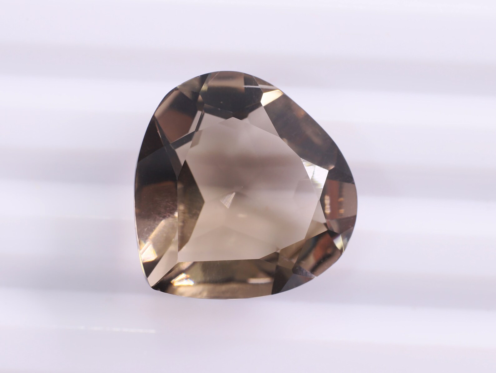 AAA Quality Natural Smokey Quartz Cut Stone faceted Heart - Etsy