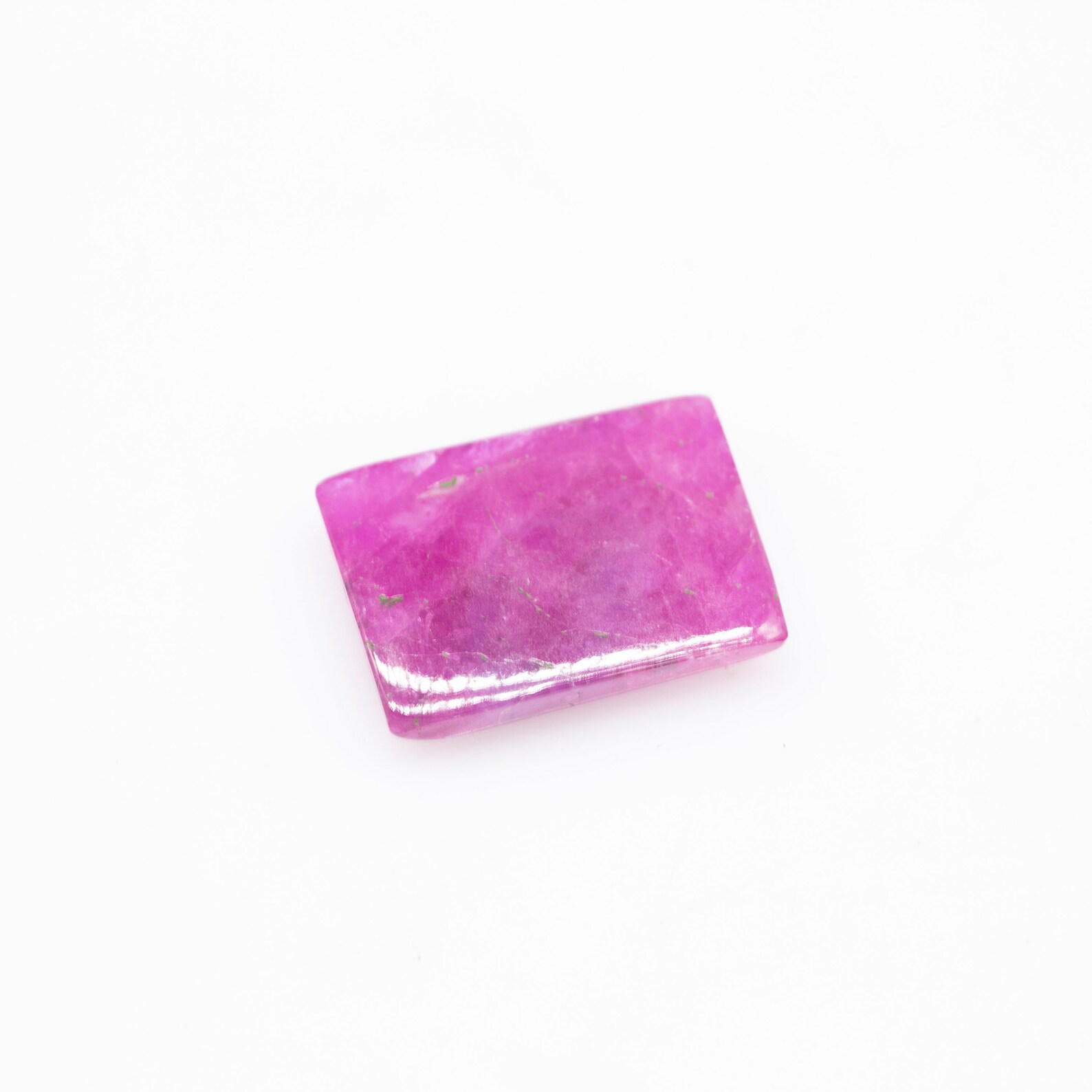 Natural Ruby Rectangle shape cabochon Stone 13x10 mm 6.20 Ct. | Etsy