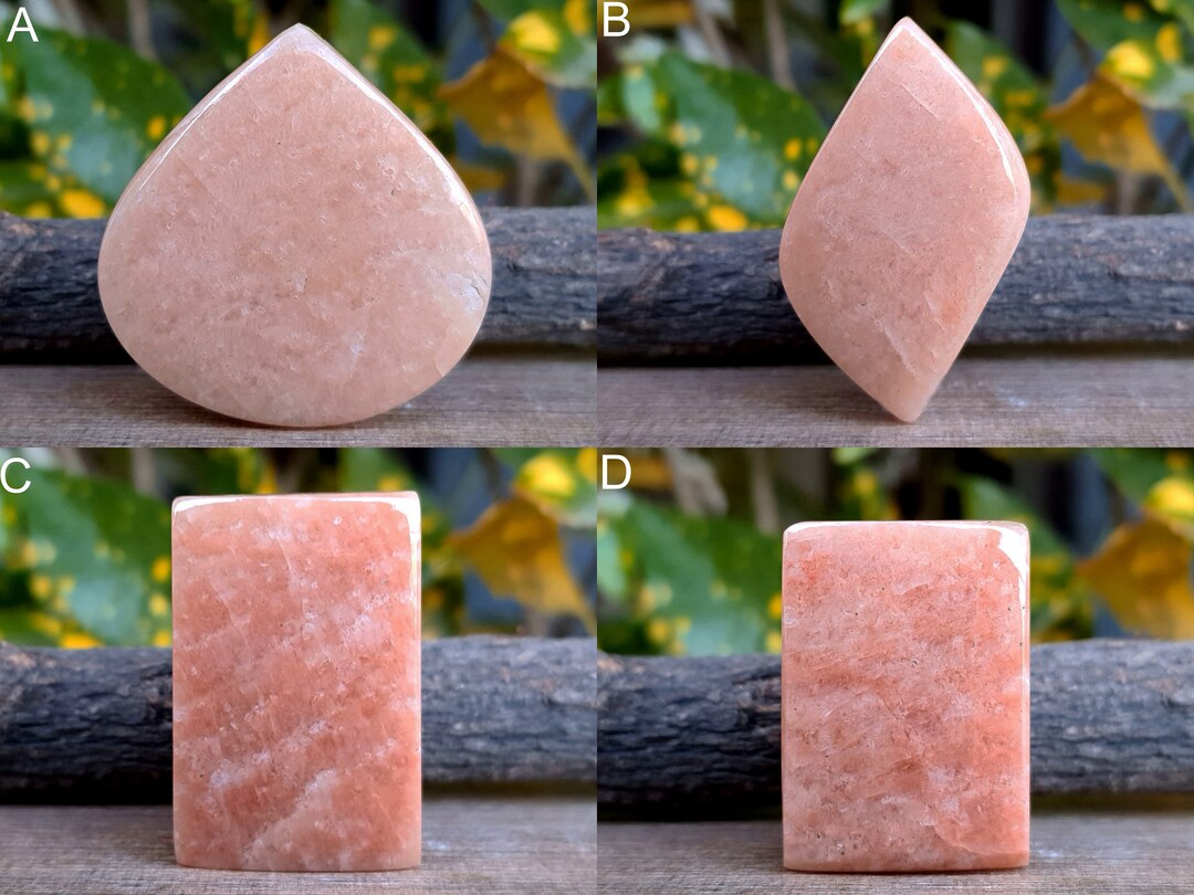 Natural Peach Amazonite Cabochon, Amazonite Jewelry Making Stone ...