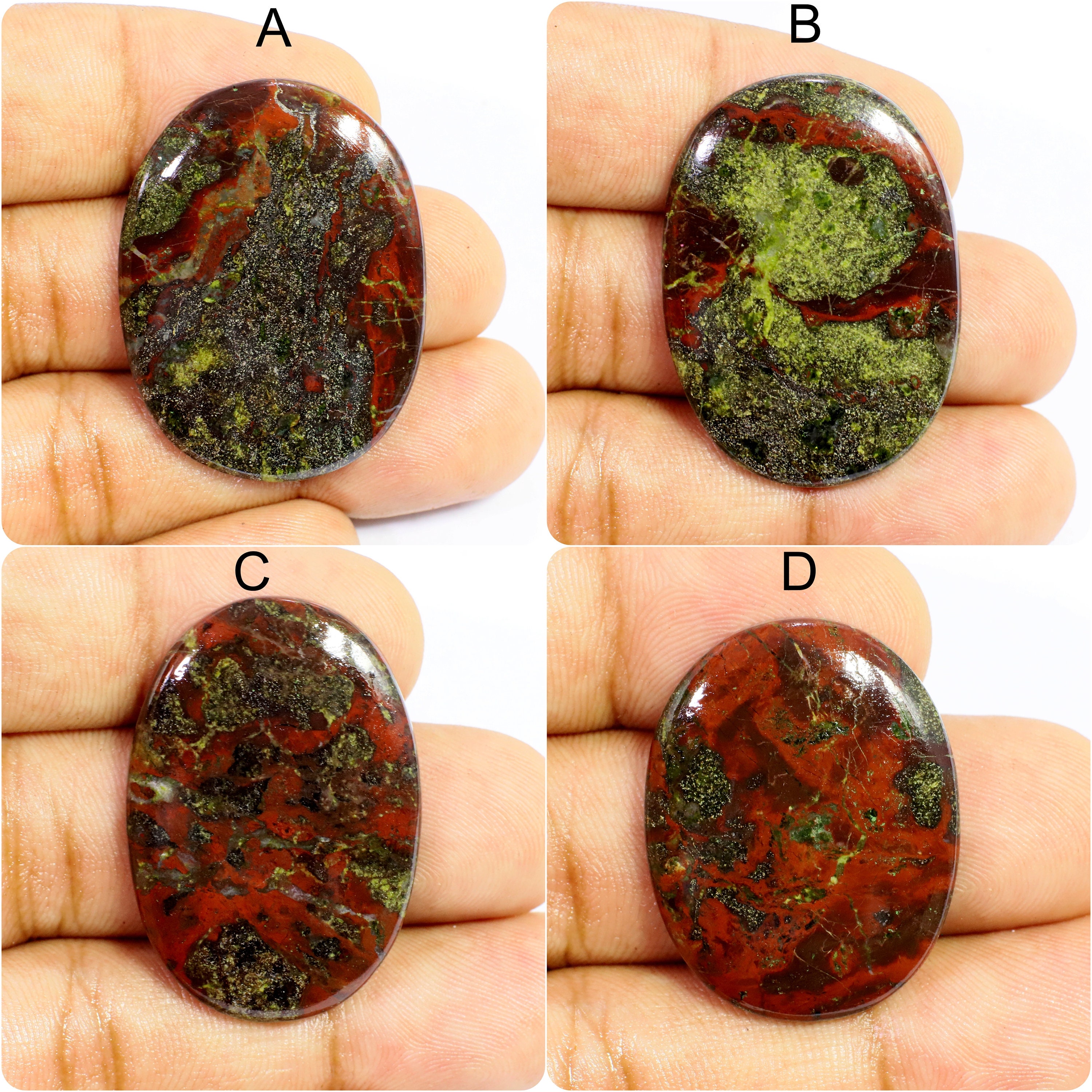 Very Nice Natural Dragon Blood Jasper Cabochon Top Grade | Etsy