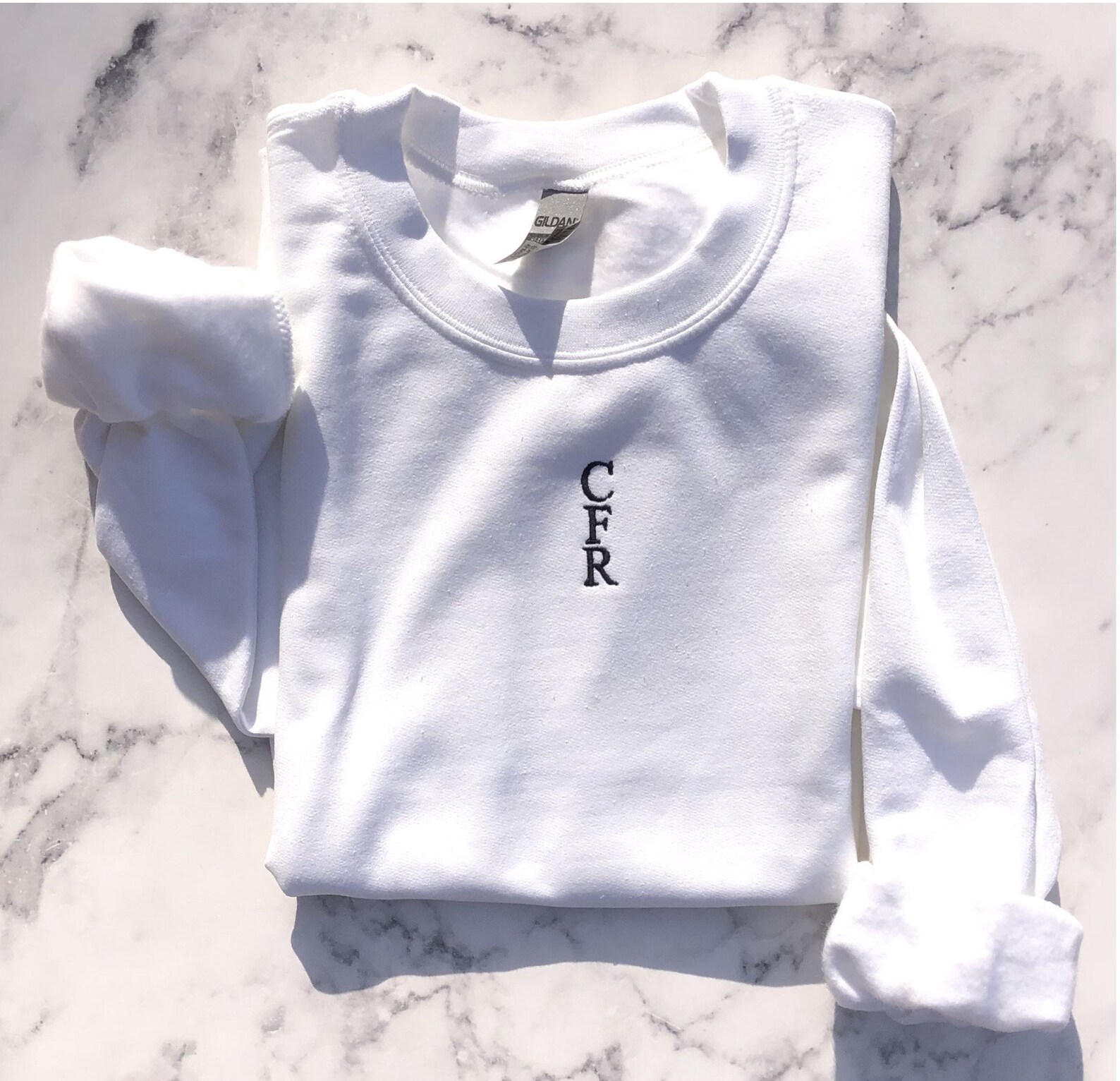 Personalized Initial Sweatshirt Monogram Sweatshirt | Etsy