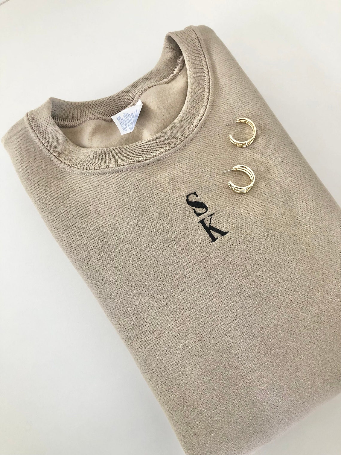 Personalized Initial Sweatshirt Monogram Sweatshirt | Etsy