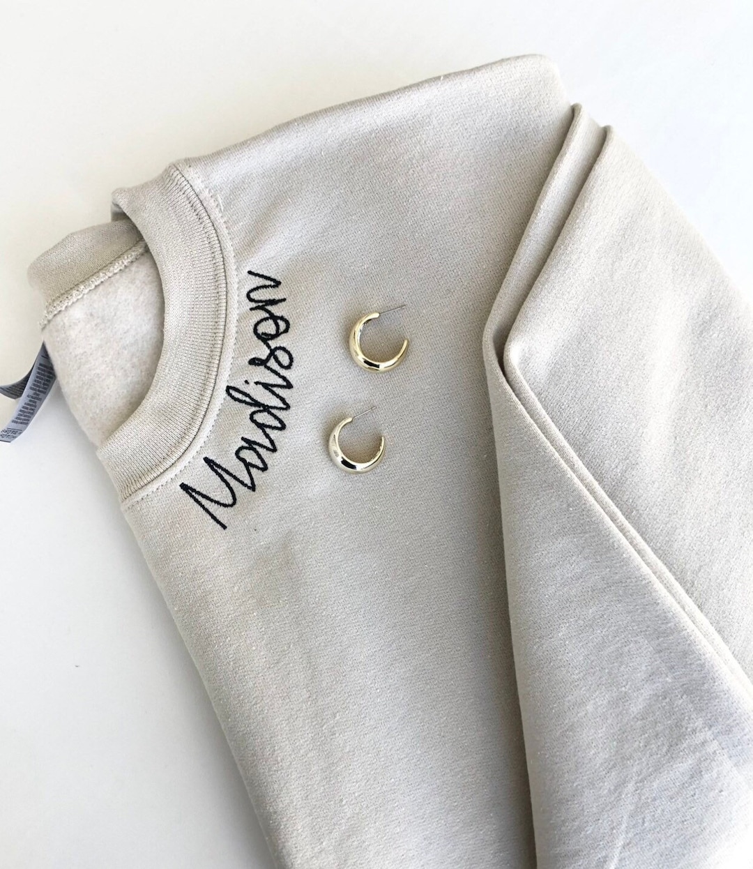 Custom Embroidered Sweatshirt, Embroidered Sweatshirt, Personalized ...