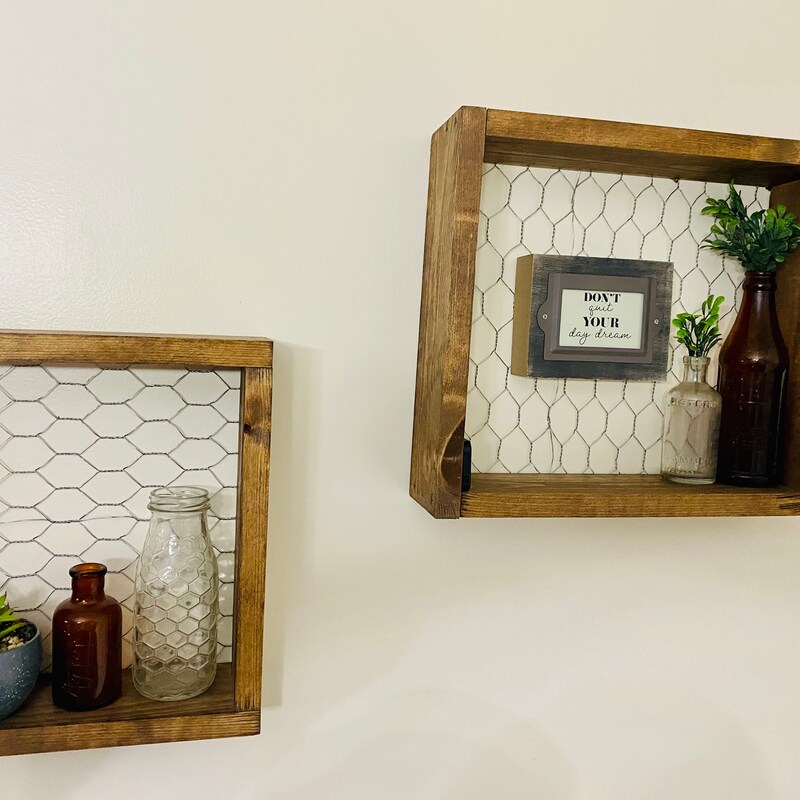 Chicken Wire Shelves - Etsy