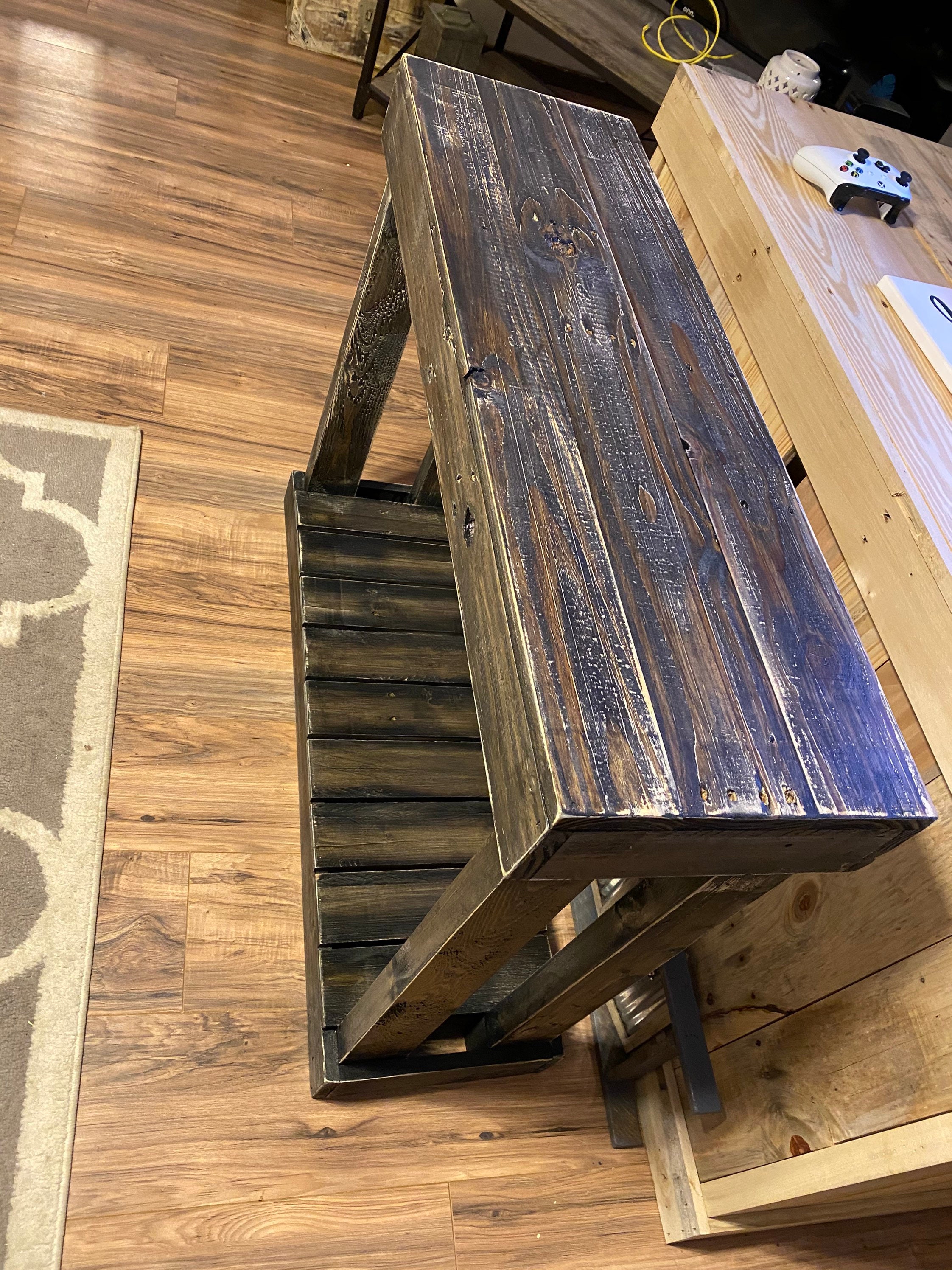 Reclaimed Wood Console Table - Etsy