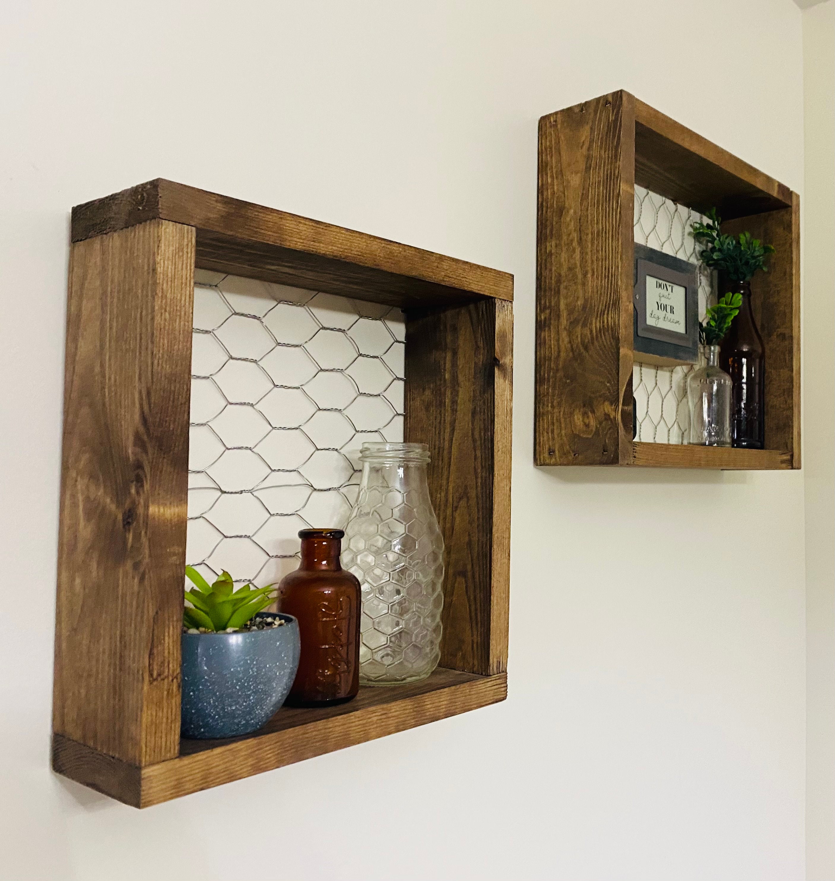 Set of Two Shadow Boxes - Etsy