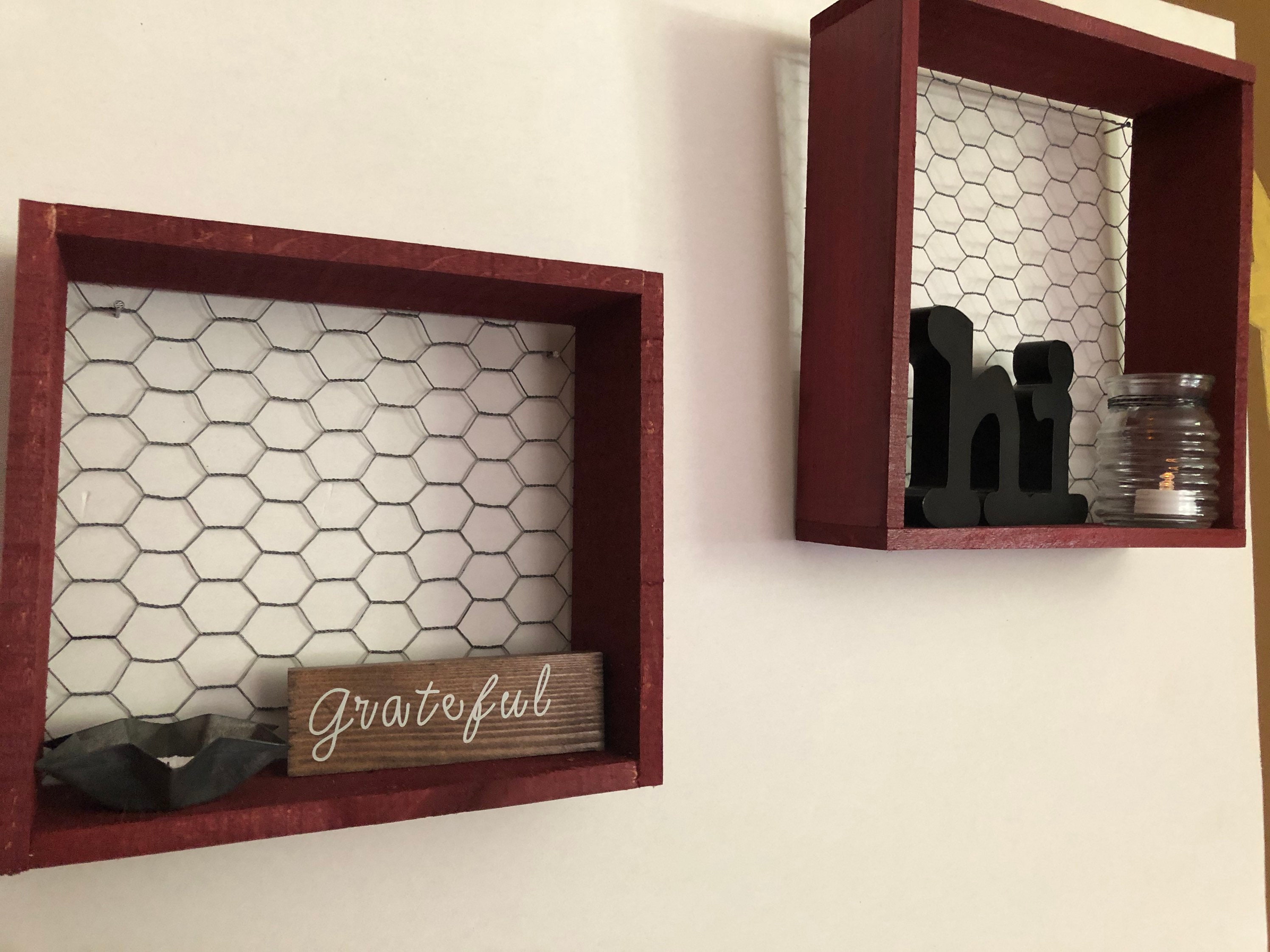 Set of Two Shadow Boxes - Etsy