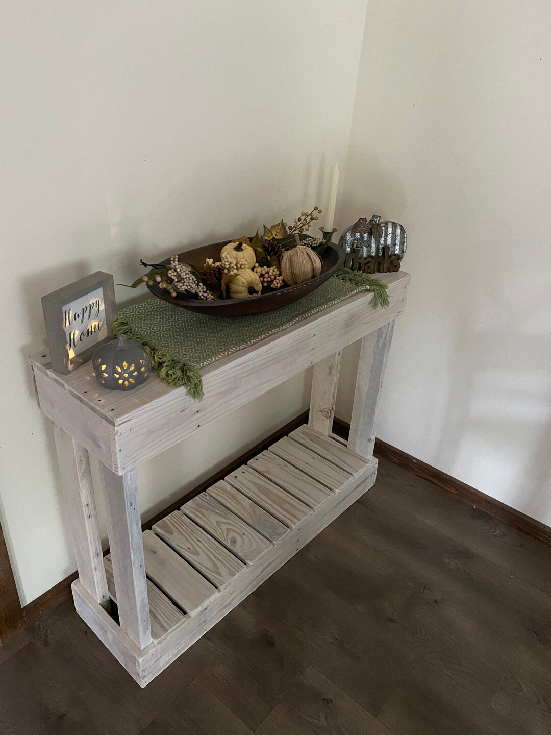 Reclaimed Wood Console Table - Etsy