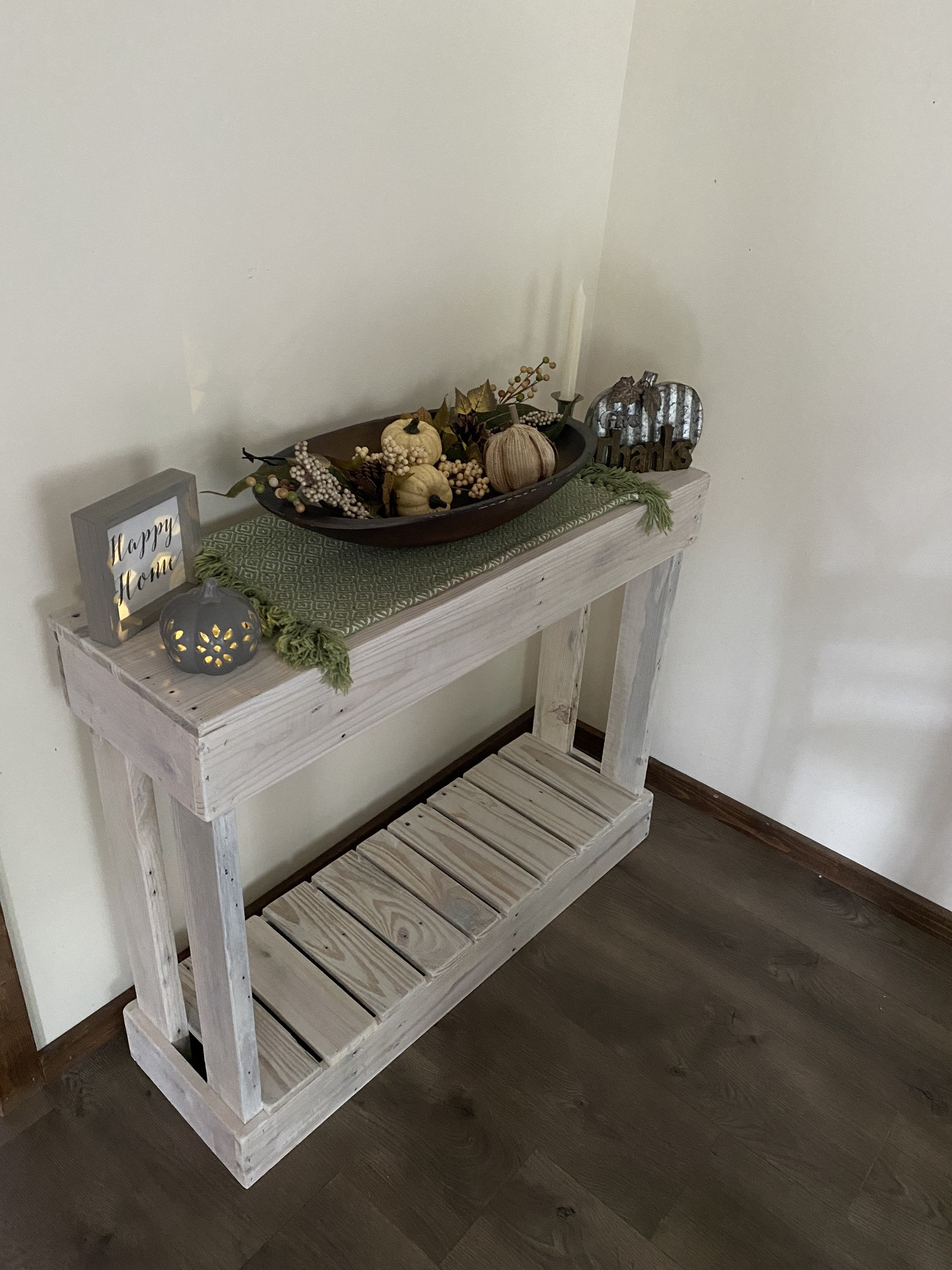 Reclaimed Wood Console Table - Etsy