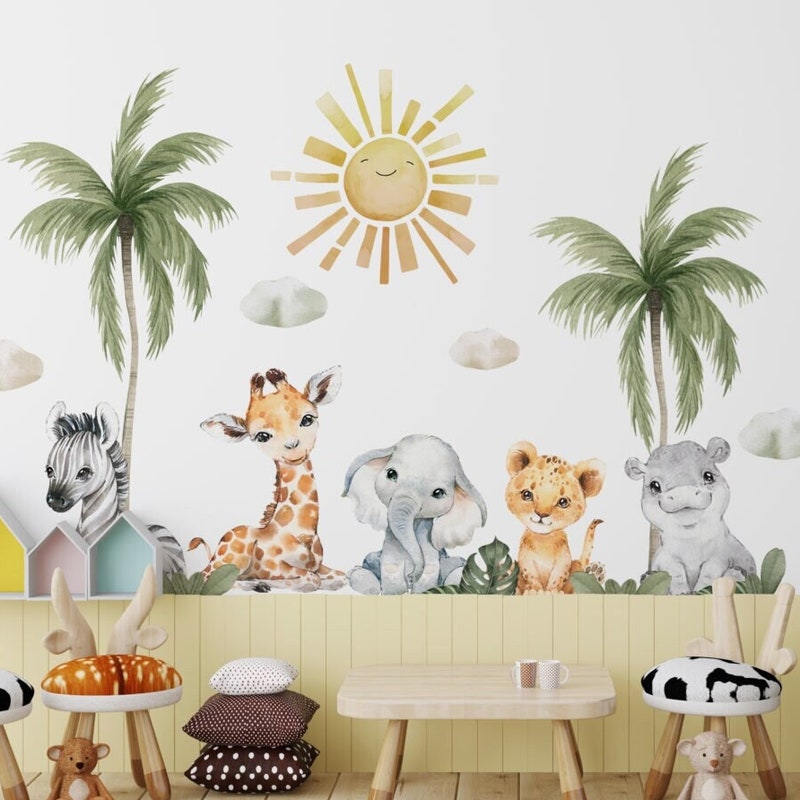 Animal Wall Stickers - Etsy