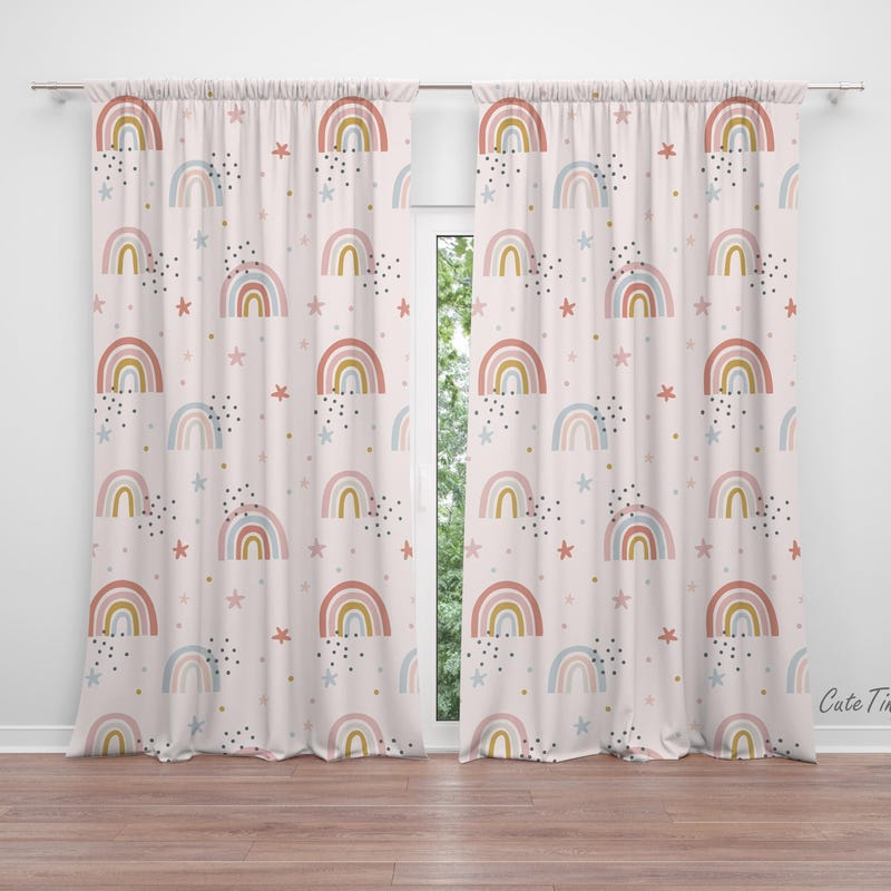 Stars Curtains - Etsy