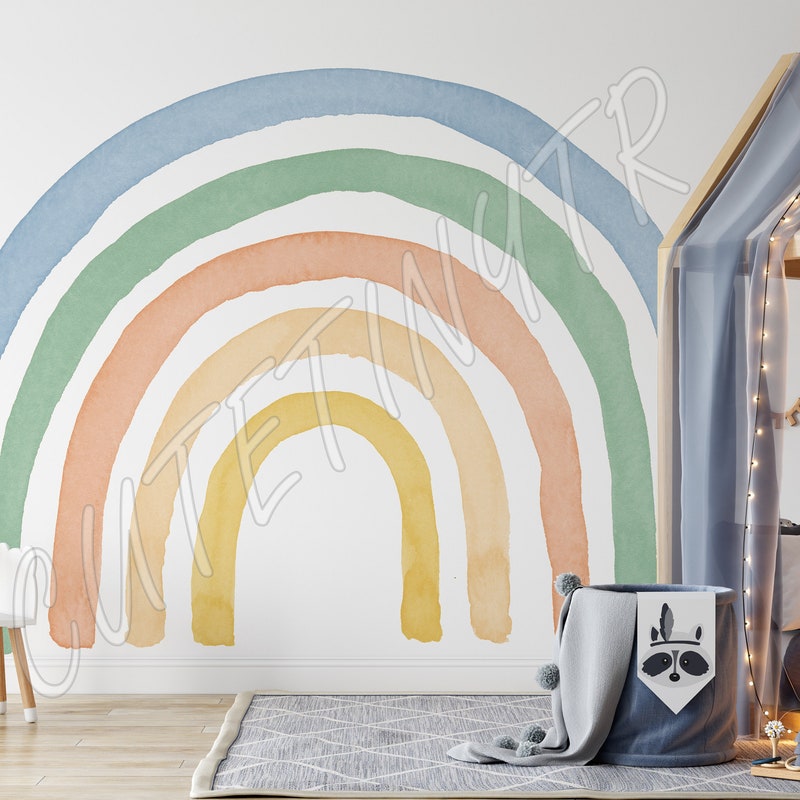 Watercolor Decals - Etsy